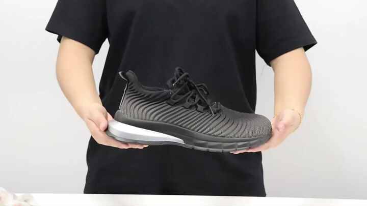 Qiyao New Walking Shoes Chunky Sneakers Breathable Microfiber Man Shoe ...