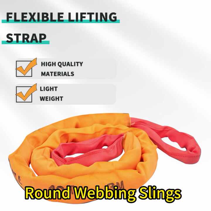 Round Slings Crane Lifting Sling Belt 1T 2T 4T 6T 8T Soft Hoist Belt ...