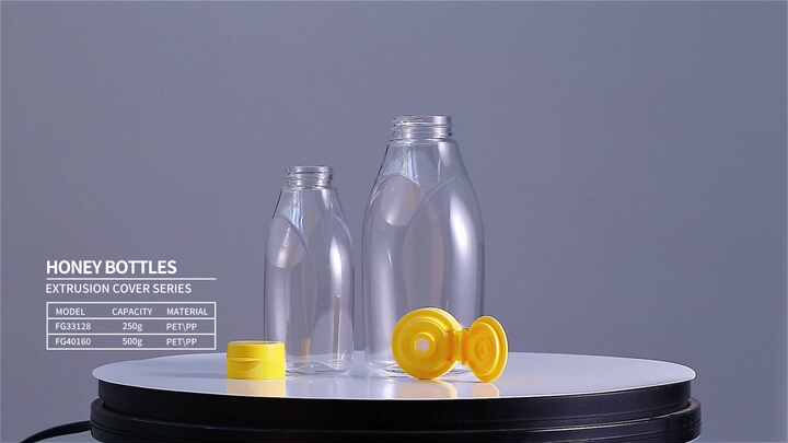 Good Quality 250g/500g PET Plastic Squeeze Bottle for Honey Syrup ...