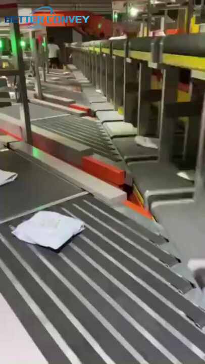 Vertical Cross Belt Sorter for Postal Delivery - 23,000 Pieces/hour