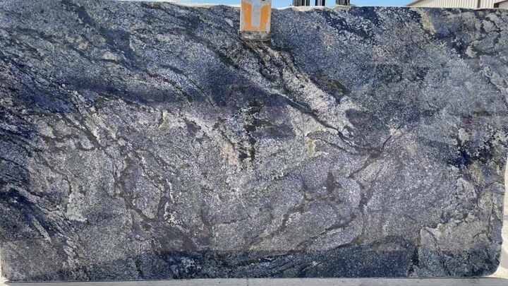 Luxury Brazilian Blue Slab Granite Natural Stone Blue Azul Bahia ...
