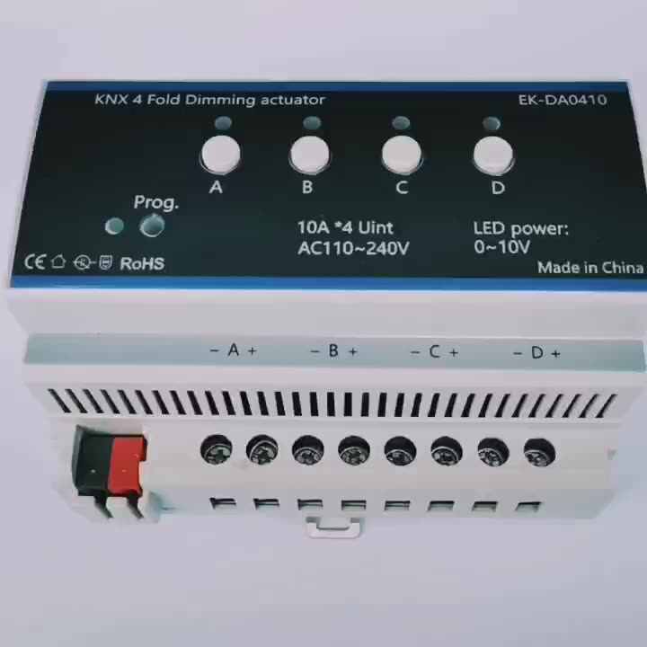 Dimmer Actuator 4-Fold(knx/eib Intelligent Home Controlling System