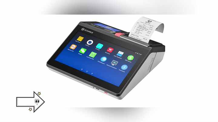 11.6 Inch Desktop Android Cash Register Point of Sale All in One Pos ...