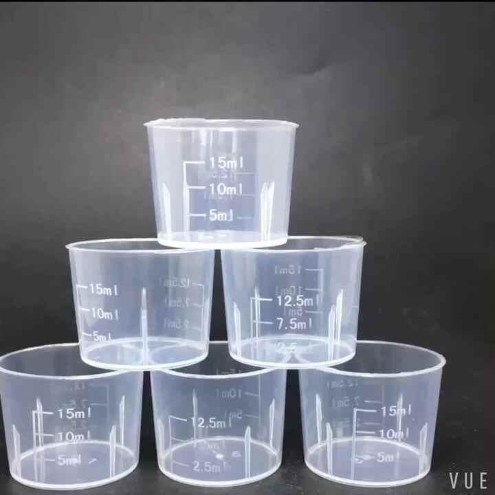 15ml PP Plastic Measuring Cup for Medicine or Cooking - Non-Spill ...