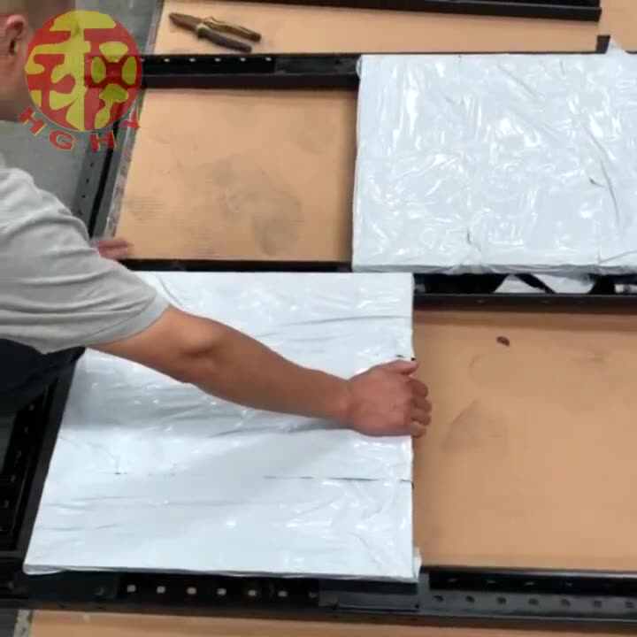 aluminium hall entrance roof exterior ceiling ripple style stainless 3D ...