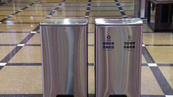 GNF 40 liter rectangle foot pedal bin kitchen dustbin indoor trash can ...