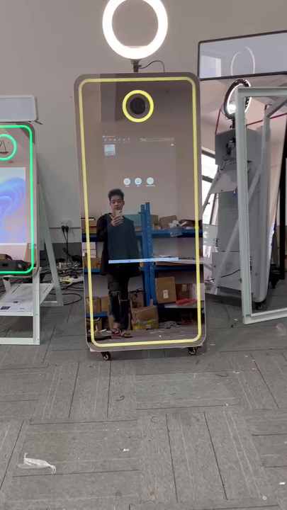 DSLR Camera Mirror Photo Booth - 70 Inch LCD Touch Screen