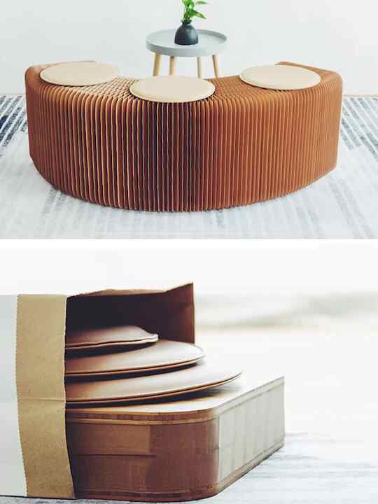 ihpaper honeycomb 3 seats bench modern commercial seating benches for ...