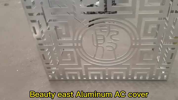 Outdoor Louver Aluminum Decorative AC Unit Metal AC Cover