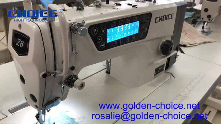 Choice R6 single needle computerized automatic Direct drive lockstitch ...