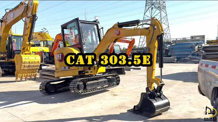 Second Hand CAT 303.5c Excavator - Mini Crawler for Home Use