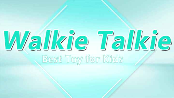 Rechargeable Kids Walkie Talkies Baby Mini Radio 3km Long Range ...