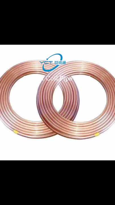 1/2 3/4 copper coil pipe AC air conditioner copper tube 3/8 rolling ...