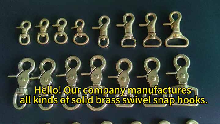 Solid Brass Snap Hooks - Durable and Versatile Solutions