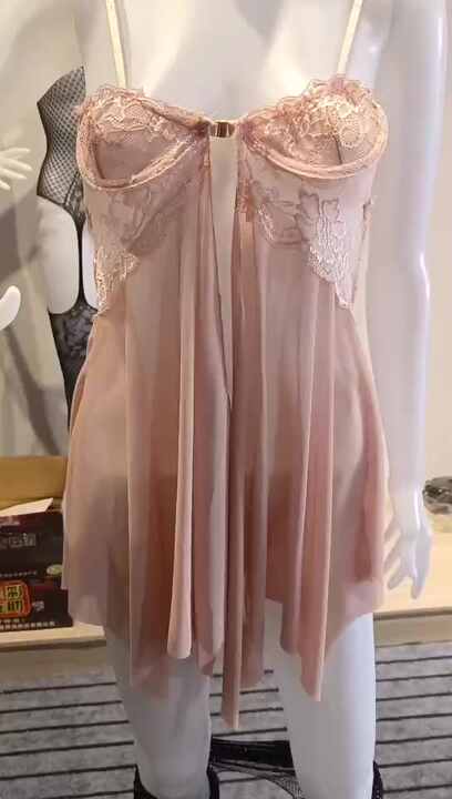 Sexy Cheongsam Lingerie - See through Qipao Sleep Dress
