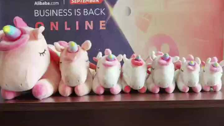 Custom 30cm Baby Cute Soft Unicorn Plush Pillow Toys Unicorn Stuffed ...