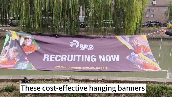 18oz Heavy Duty PVC Banner - Custom UV Protection & Waterproof