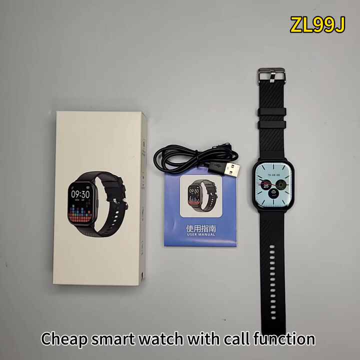 Hot ZL99J Smart Watch for Men Women 2.01inch Big Screen Silicone Strap ...