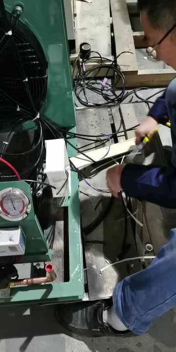 Air Cooled Refrigeration Compressor Condensing unit freezer compressor ...