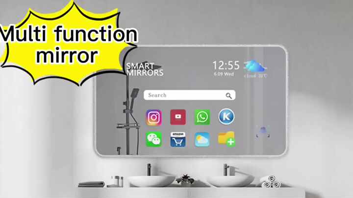 HONGNUO Smart Bathroom Mirror - Illuminated & Magnifying