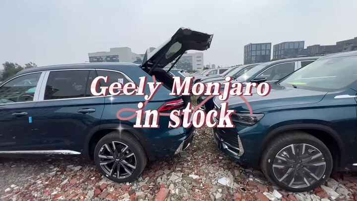 2024吉利monjaro 2.0t旗舰豪华左转向suv新车awd geely monjaro混合4wd 2023
