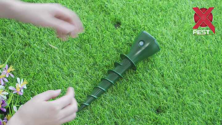 Solar Powered Snake Vibration Mole Repeller - USA STOCK AR08M