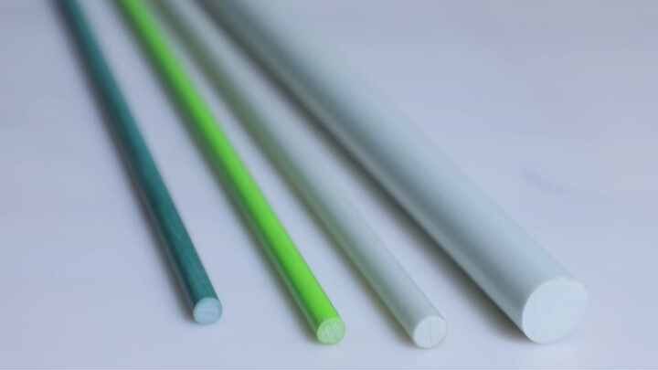 2.5mm Blank Blanks Worship Flag Flexible Transparent Rods Fiberglass ...