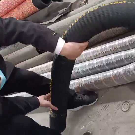 6 Inch Irrigation Steel Wire Embedded Corrugated Hose