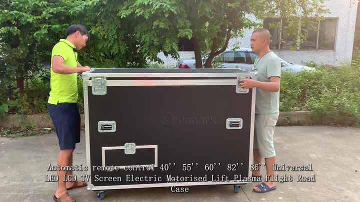 Motorised Electric TV Lift Flight Road Case for LCD LED Plasma Screen