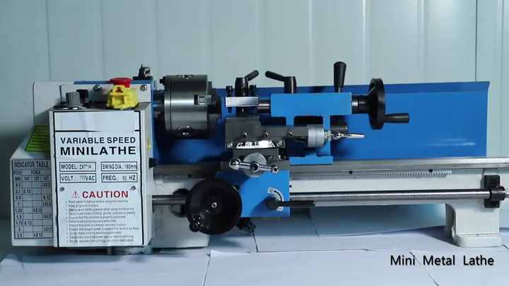 Mini CNC Lathe - 550W 7x14" Woodworking Bench Top Lathe