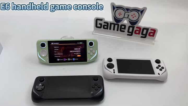 E6 Handheld Game Player - 5-Inch IPS Screen Retro Console