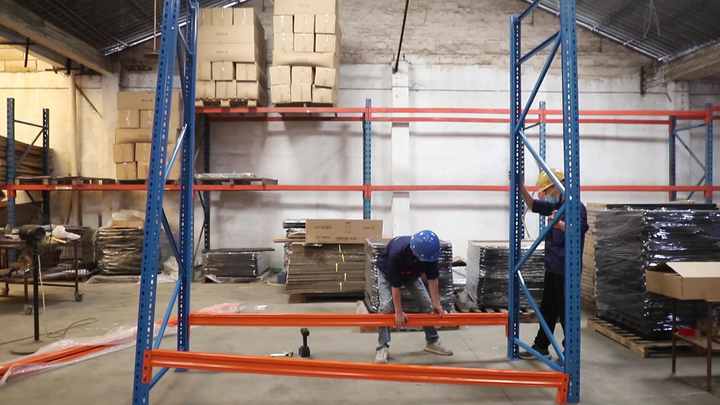 75mm Upright Industrial Warehouse Storage Heavy Duty Pallet Rack ...