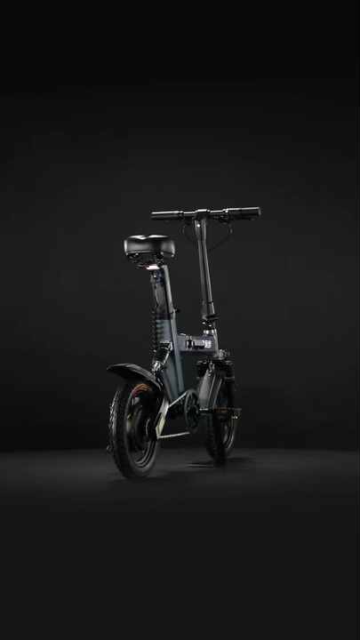 Folding Electric Bicycle Adults Portable Bicycle 350W Powerful Motor ...