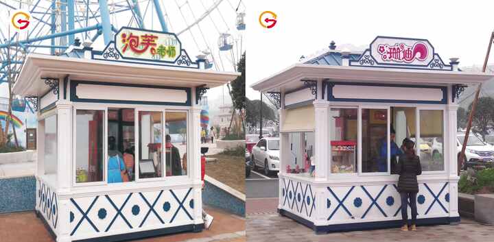 JAGUARSIGN Custom Outdoor Amusement Theme Park Kiosk Designs