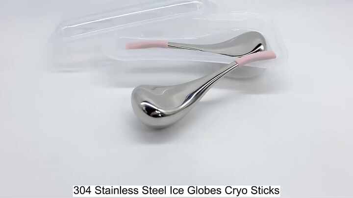 Skin Care Ice Globe Kit Face Lifting Cold Roller Eye Cooling Spa Cryo ...