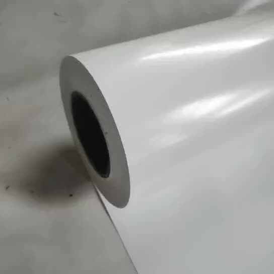 High Quality Glossy White PVC Self Adhesive Vinyl