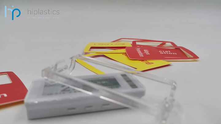 Hiplastics Custom Supermarket Digital Shelf Price Tag Holder