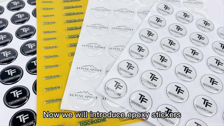 High Quality 3D Dome Stickers - Custom Gel Logo Printing