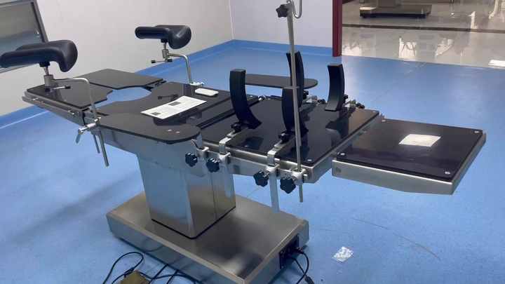 Stainless Steel Frame Surgery Operating Table - Hospital Use