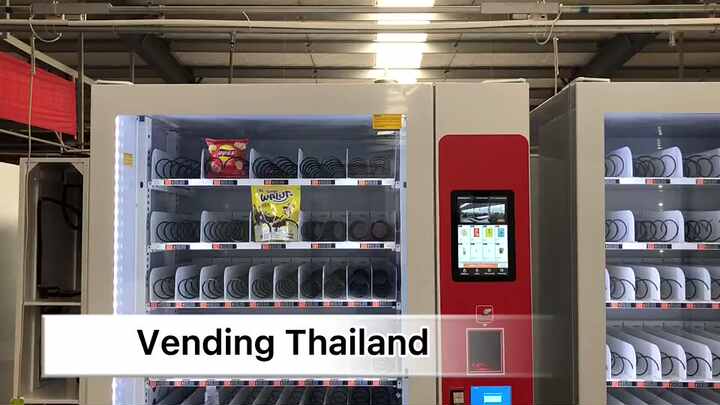 high school clear glass front snacks and soda chips vending machine for ...