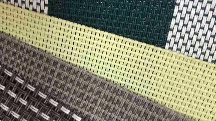Teslin PVC Plastics Mesh Fabric for Outdoor Furniture