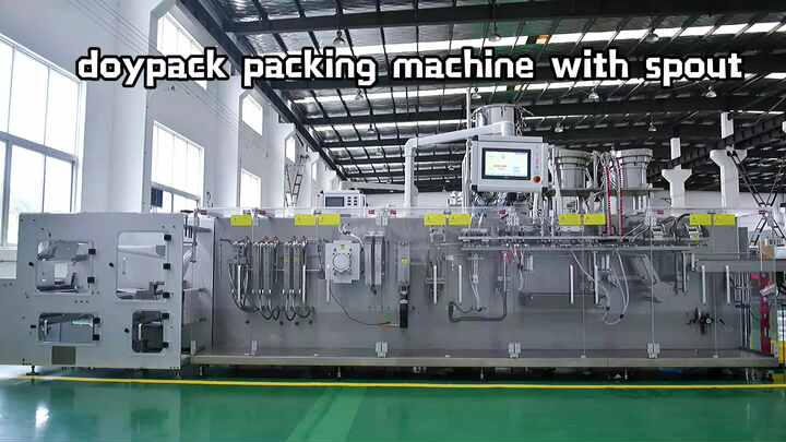 Fully Automatic Duplex Spouted Doypack Juice Packing Filling Machine ...