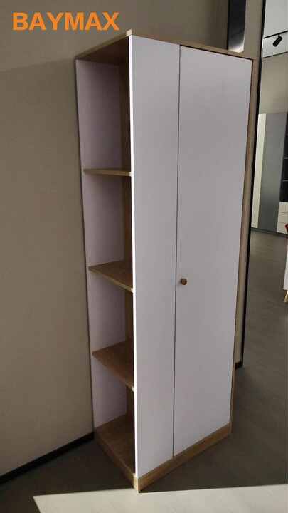 Customizable MDF Wooden Wardrobe Closet with 4 Shelves & Hanging Rod ODM