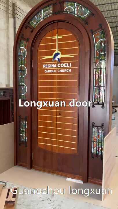 Arched Main Entrance Wooden Door Design Paint Catalogue