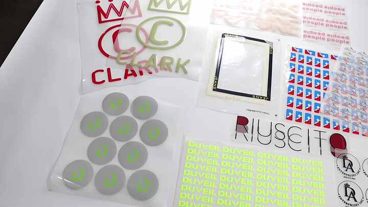High Density Iron on Printed Custom 3D Logo Silicone Heat Transfer ...