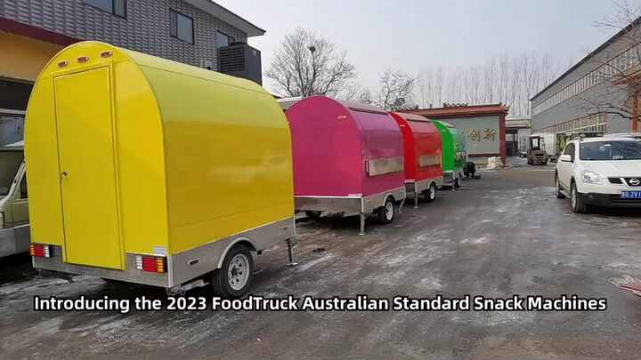 NEWWIN Outdoor Ice cream Concession Trailer Container Catering Trailer ...