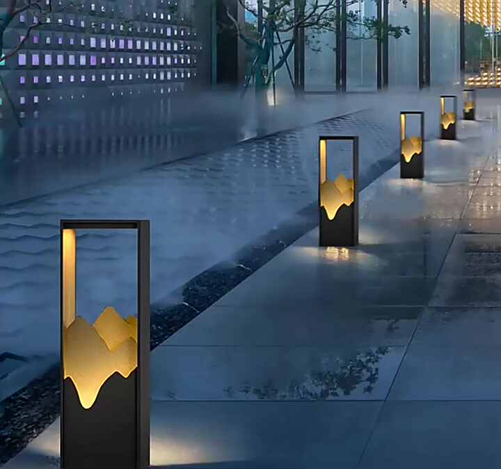 Outdoor Garden Wall Lamp Retro Landscape Decorative Wall LED Courtyard ...
