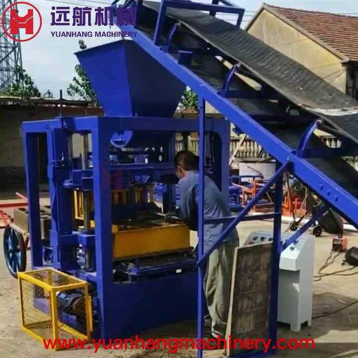 QT4-28 Automatic Press Road Paver - Efficient Brick Making