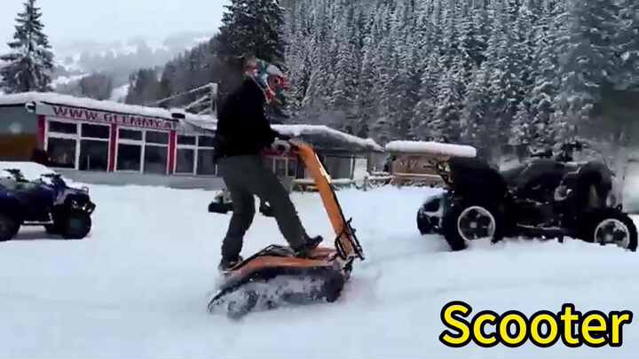 Electric DTV Tracked Scooter Tank Etv Snowmobile ATV for Adult