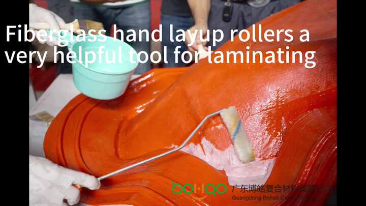 Fiberglass Tool Rollers for FRP Composites - Easy Layup